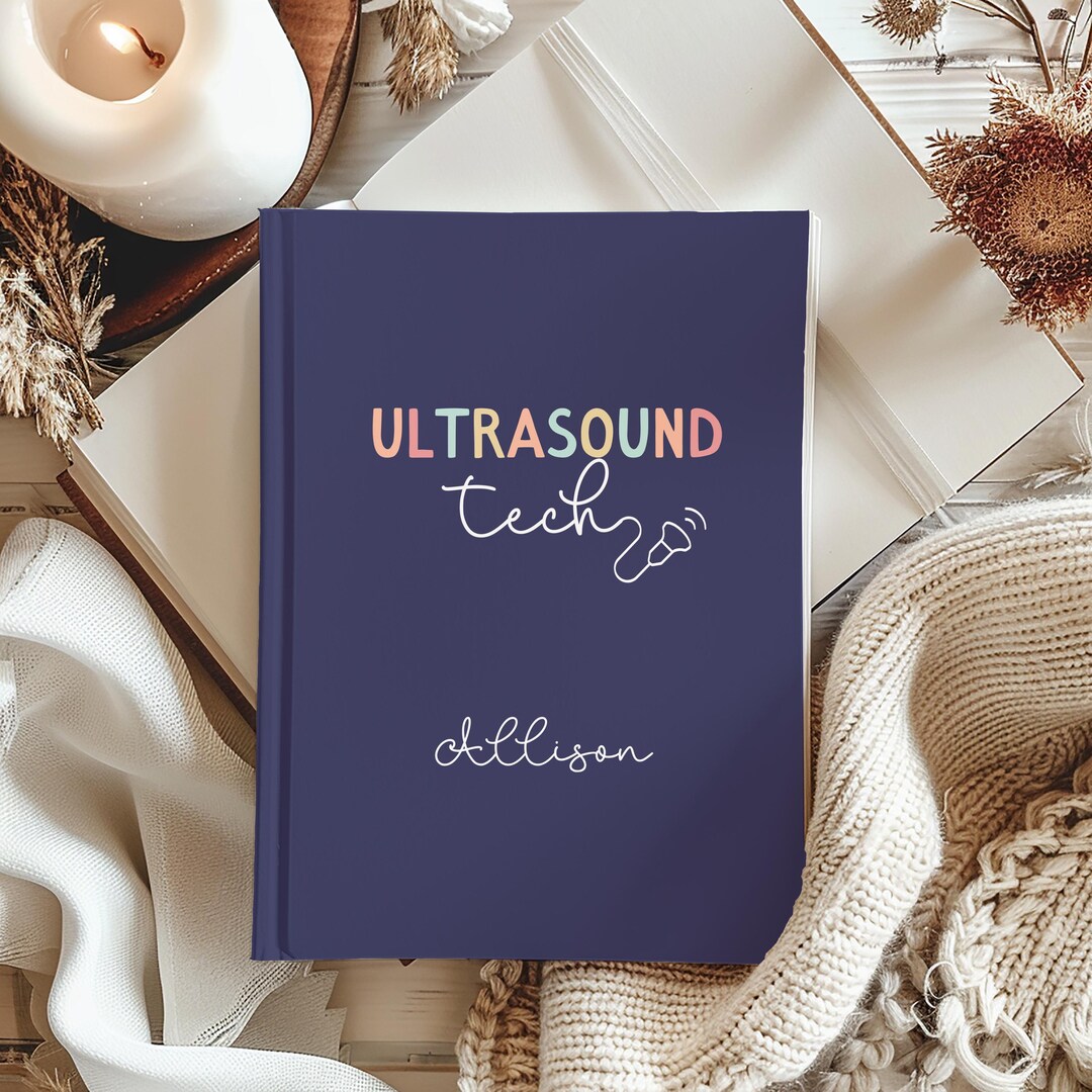 Ultrasound Tech Notebook Personalized Gift for Sonographer Custom ...