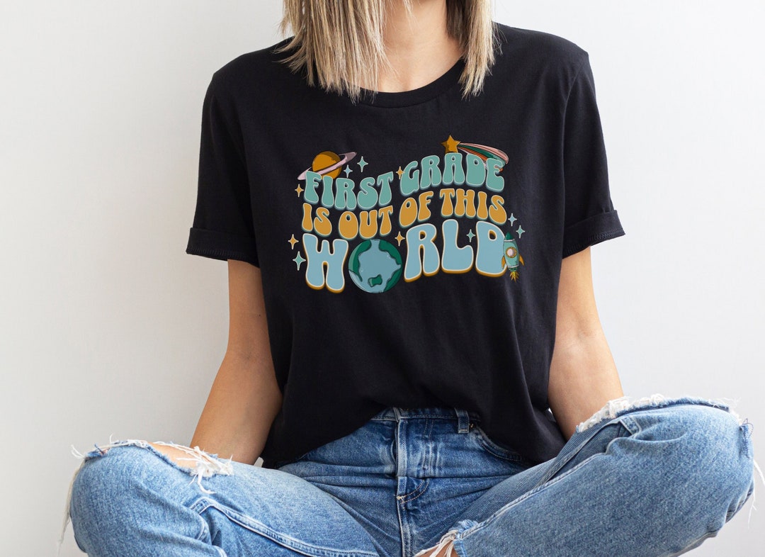 Personalized Teacher Space Shirts Custom Teacher Team Tshirts Outer ...