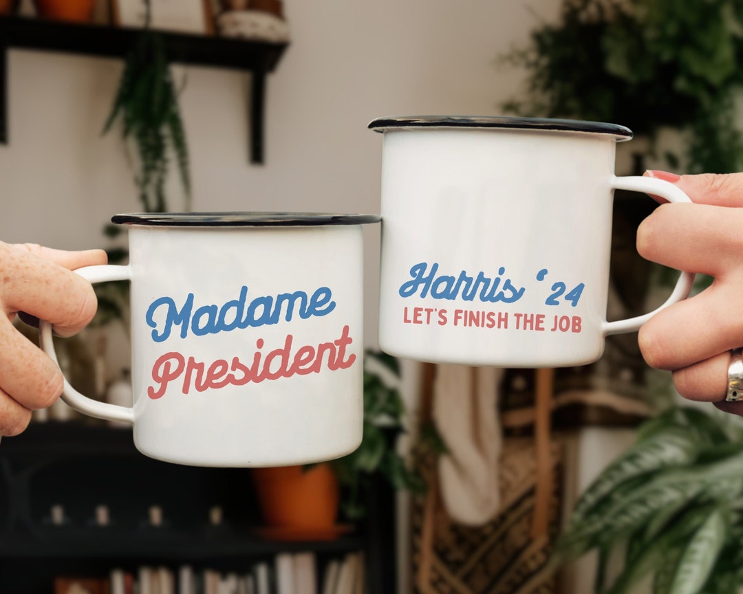Kamala Harris Madame President Coffee Mug Vote Democrat Election Day ...