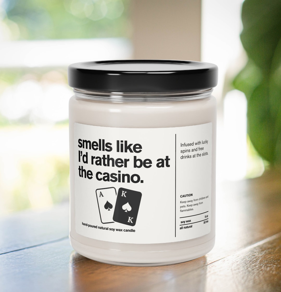 Funny Casino Player Candle for Gambler Gift Poker Lover Gift Gambling ...