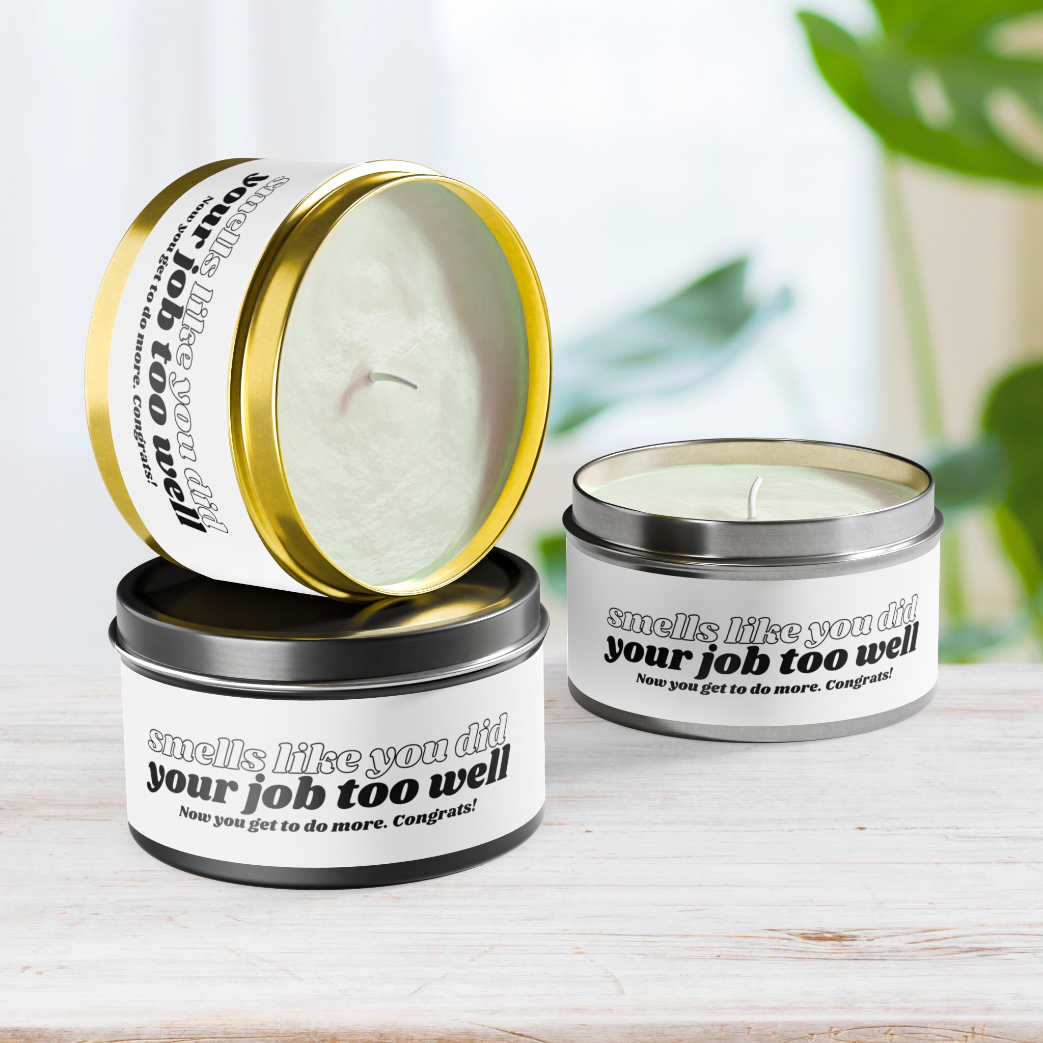 Funny Promotion Soy Candle Coworker Promoted Gifts Farewell Coworker ...