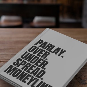 Sports Betting Notebook Parlay in Progress Funny Sports Gambling Gift ...