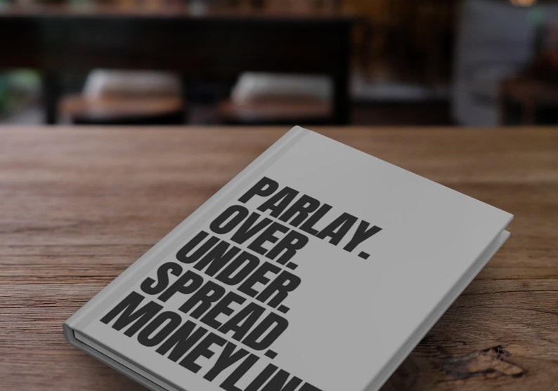 Sports Betting Notebook Parlay in Progress Funny Sports Gambling Gift ...