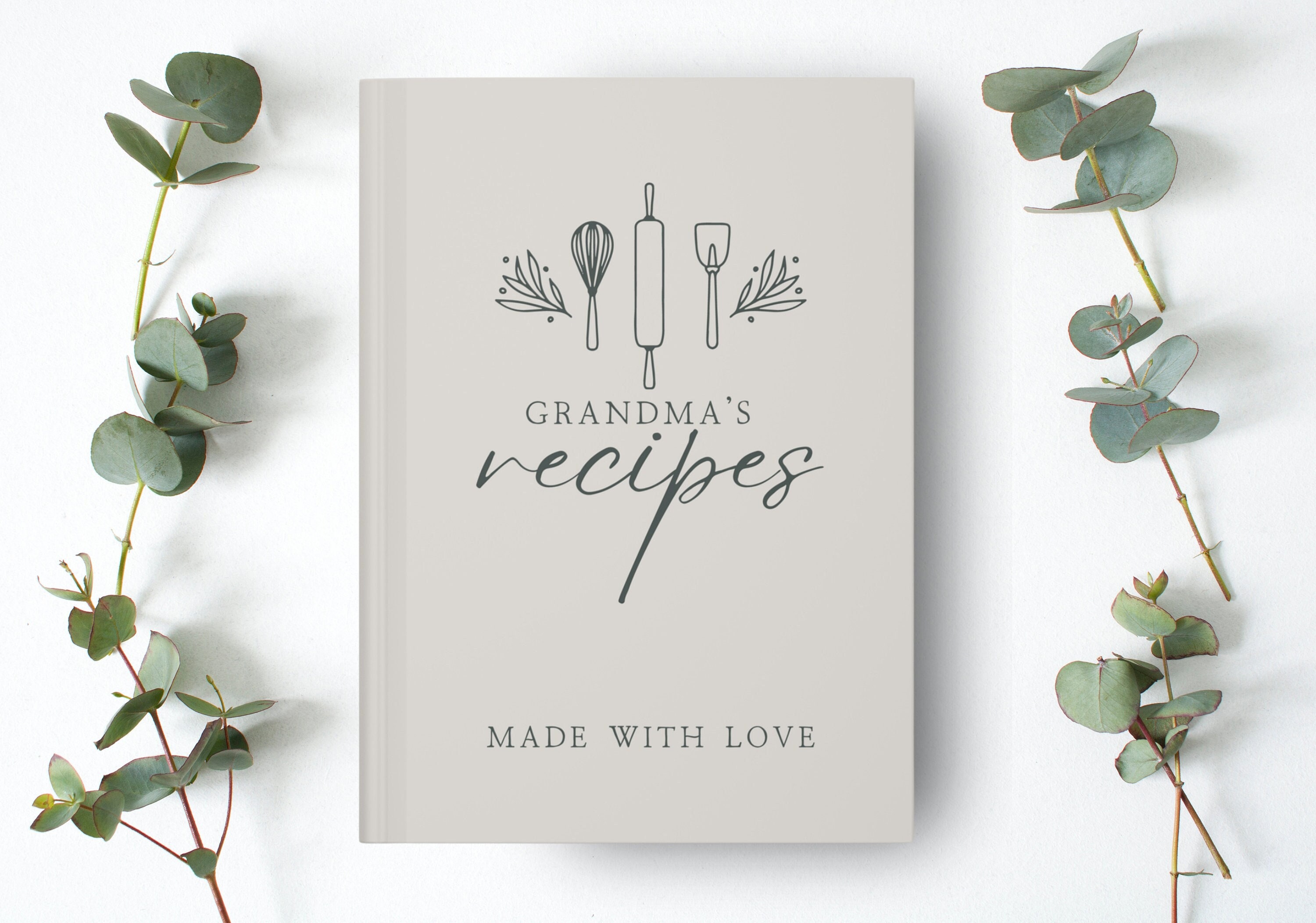 Recipe Book Cover Ideas