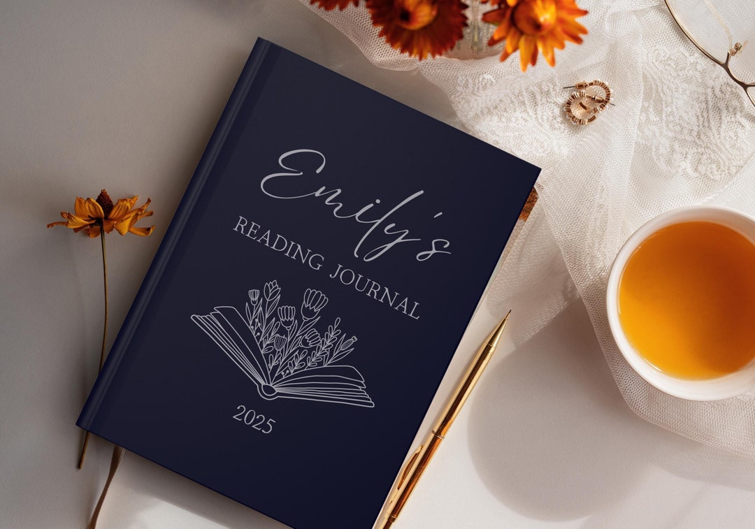 Custom Reading Journal Physical Reading Log Gift Book Lover Christmas ...