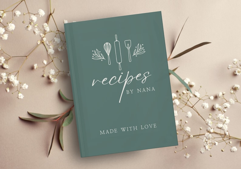 Personalized Recipe Book for Couple Gift Custom Family Recipe Book ...