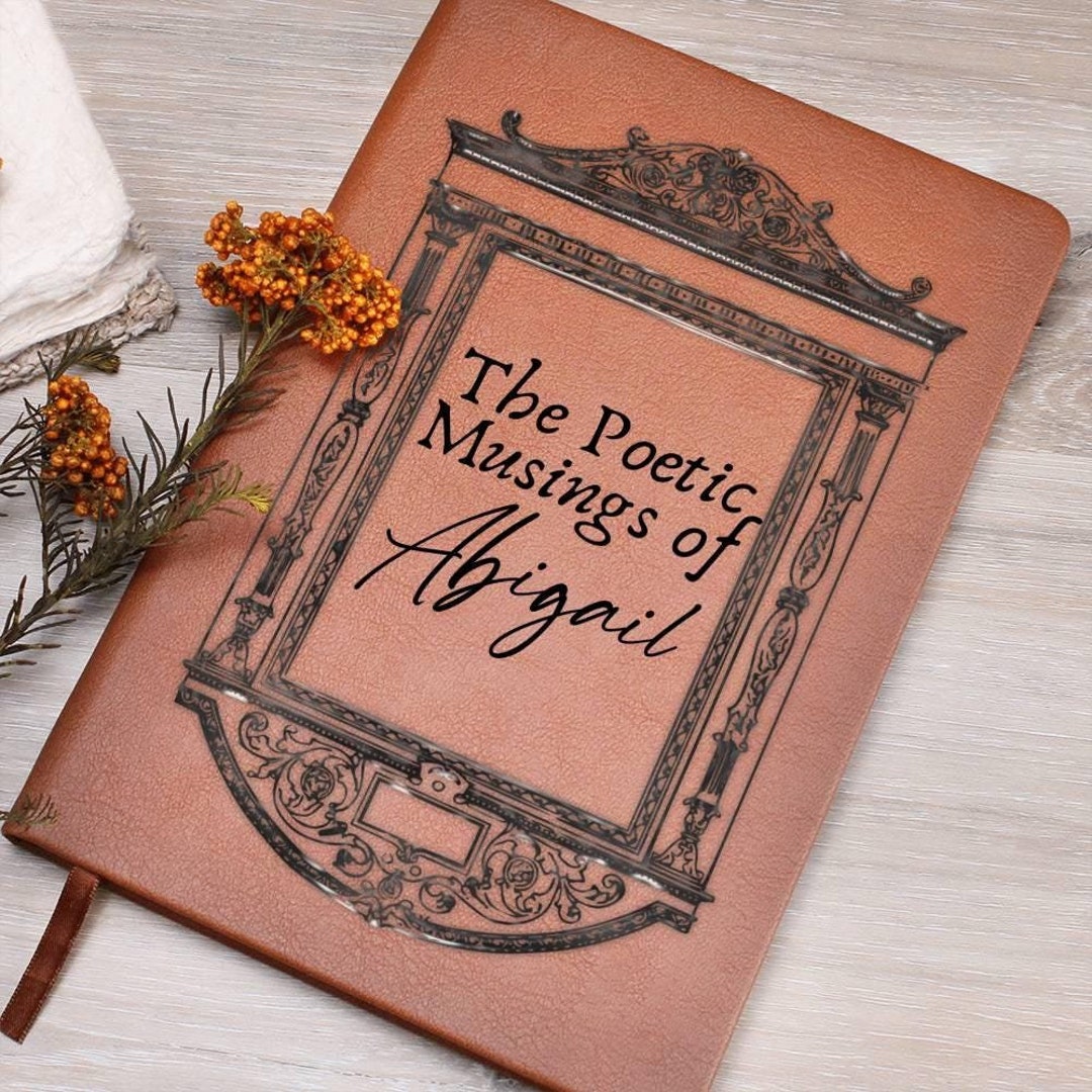 Personalized Poetry Journal Custom Poem Book Name Journal for Writer ...