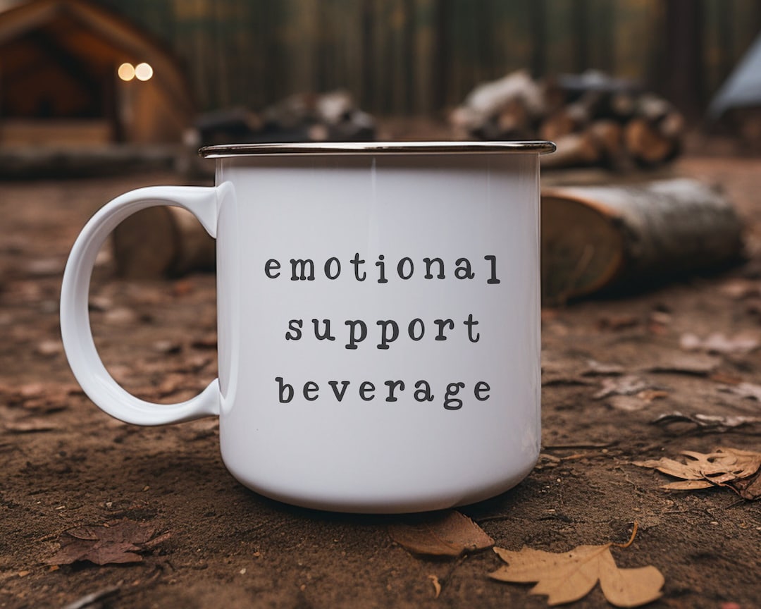 Emotional Support Beverage Coffee Mug Funny Gift for Coworker Best ...