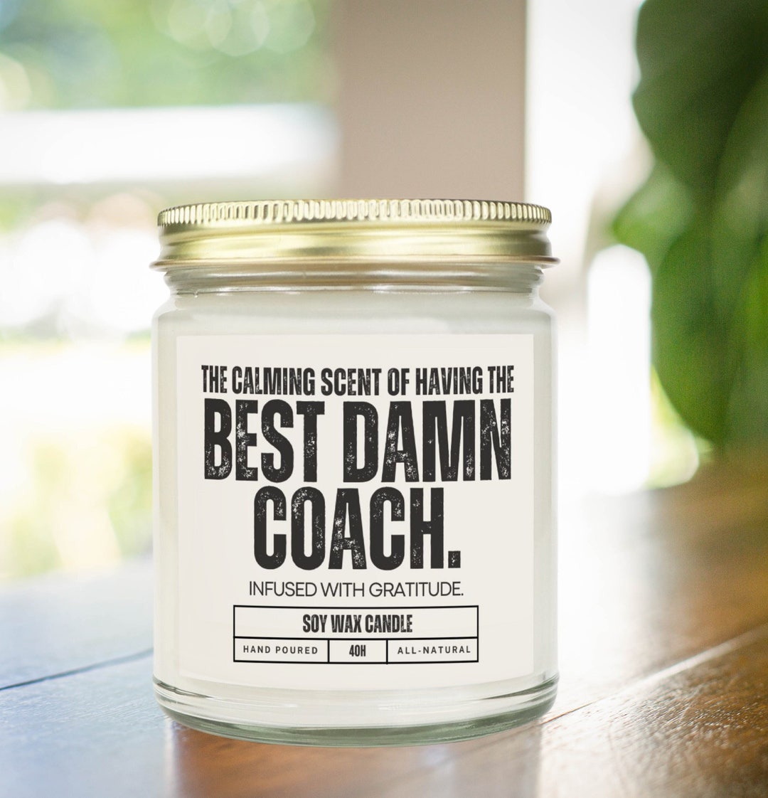 Life Coach Candle Thank You Coach Gifts Mentor Appreciation Card Funny ...