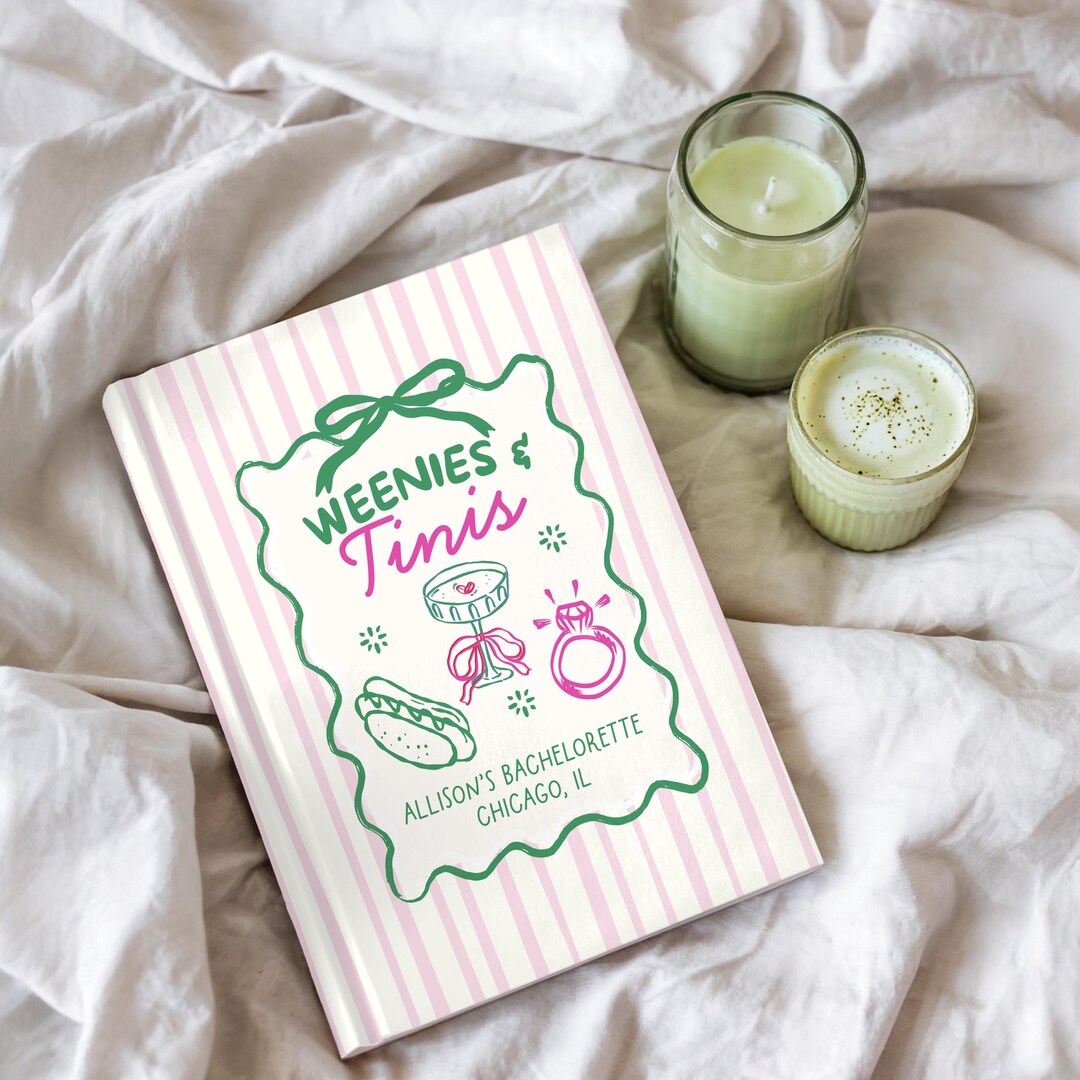 Weenies Tinis Bachelorette Party Book Letters to the Bride Hotdog ...