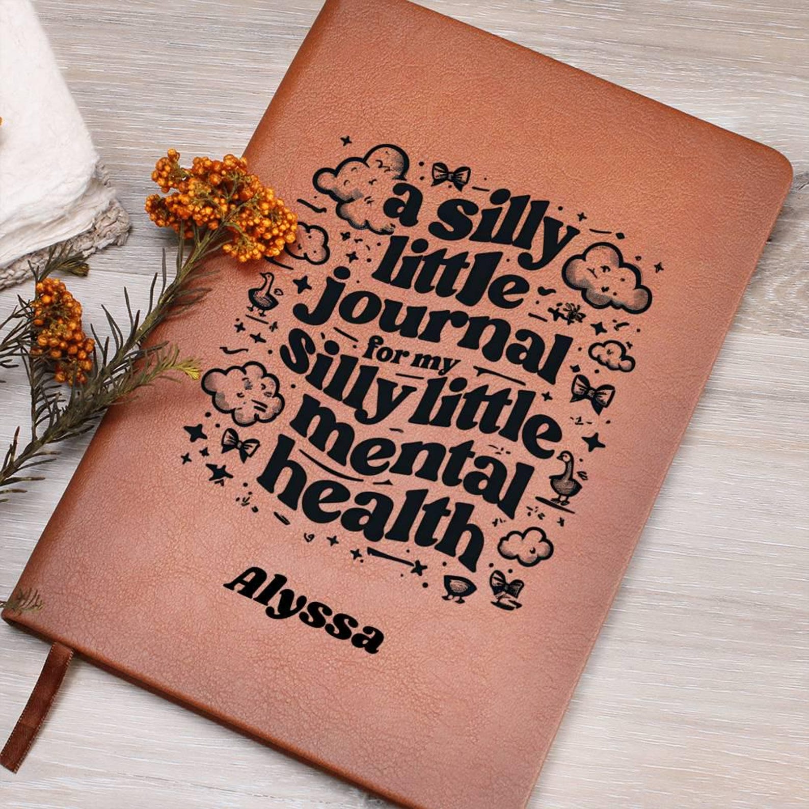 Silly Little Journal for My Silly Little Mental Health Journal Anxiety ...