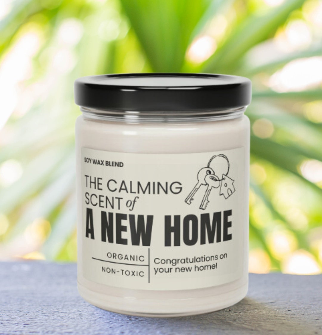 New Home Candle Gift for First Time Homebuyers Closing Day Gift Basket ...