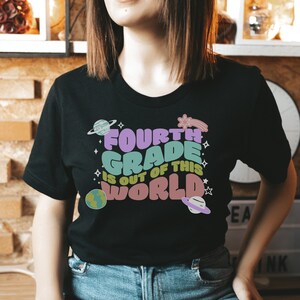Personalized Teacher Space Shirts Custom Teacher Team Tshirts Outer ...