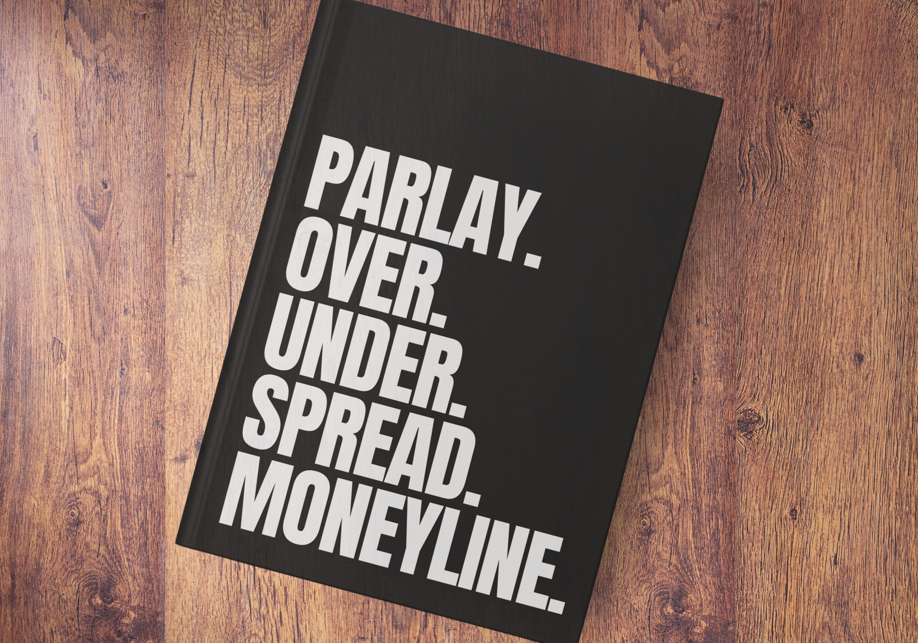 Sports Betting Notebook Parlay in Progress Funny Sports Gambling Gift ...