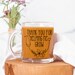Thank You for Helping Me Grow Nurse Glass Mug for Nursing Instructor ...