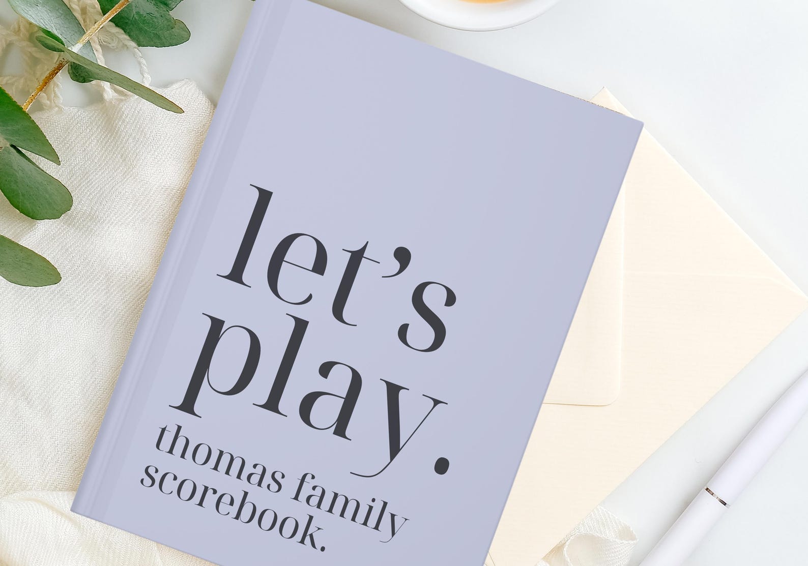 Personalized Game Score Book Custom Family Game Night Scorekeeping ...