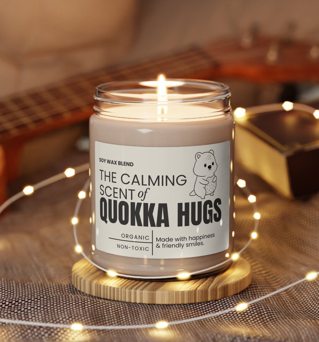 Quokka Hugs Soy Candle Gift for Quokka Lover Happiest Animal on Earth ...