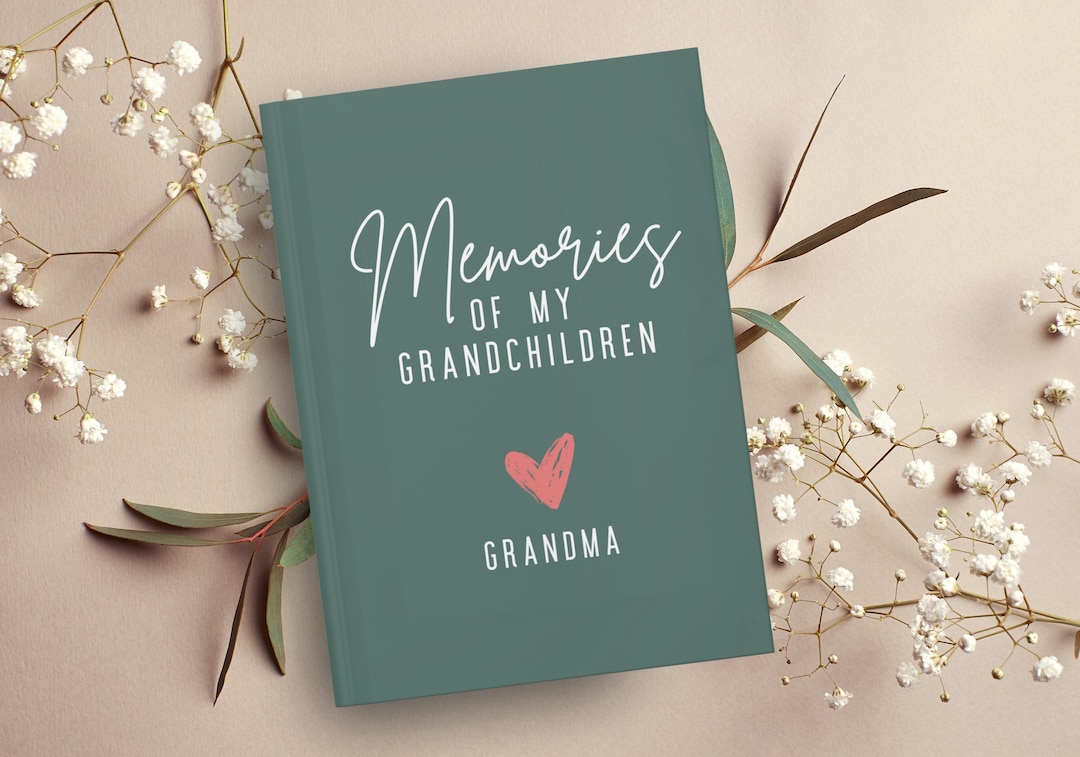 Personalized Grandparents Memory Book Journal for Grandma Grandpa Gift ...