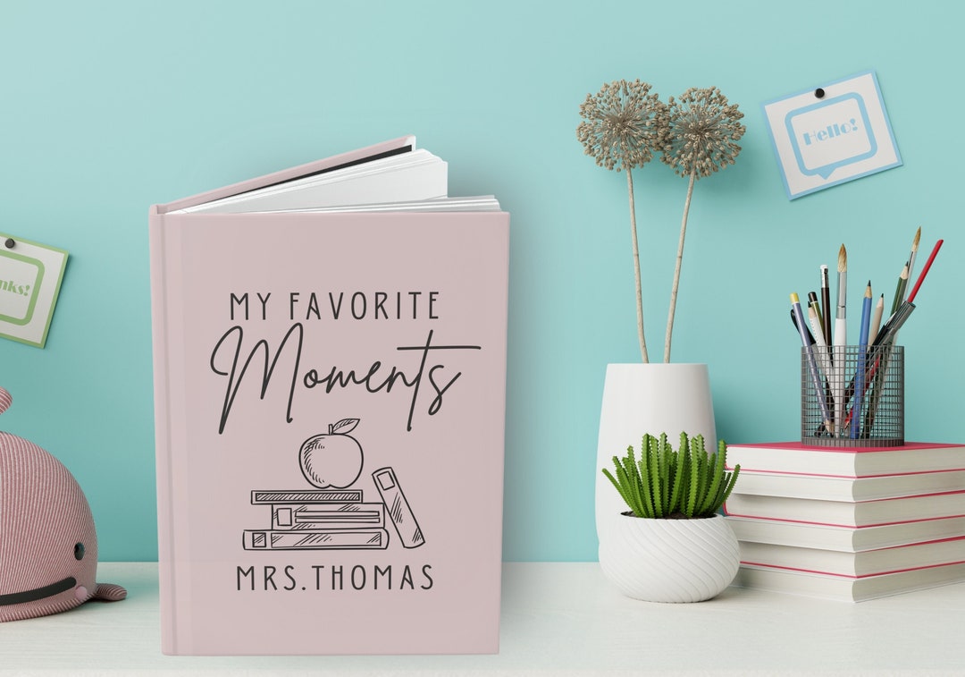 Personalized Teacher Journal Memory Book Teacher Gratitude Journal ...