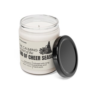 Cheer Coach Soy Wax Candle Gift Funny Cheerleading Gift for Mom Dad ...