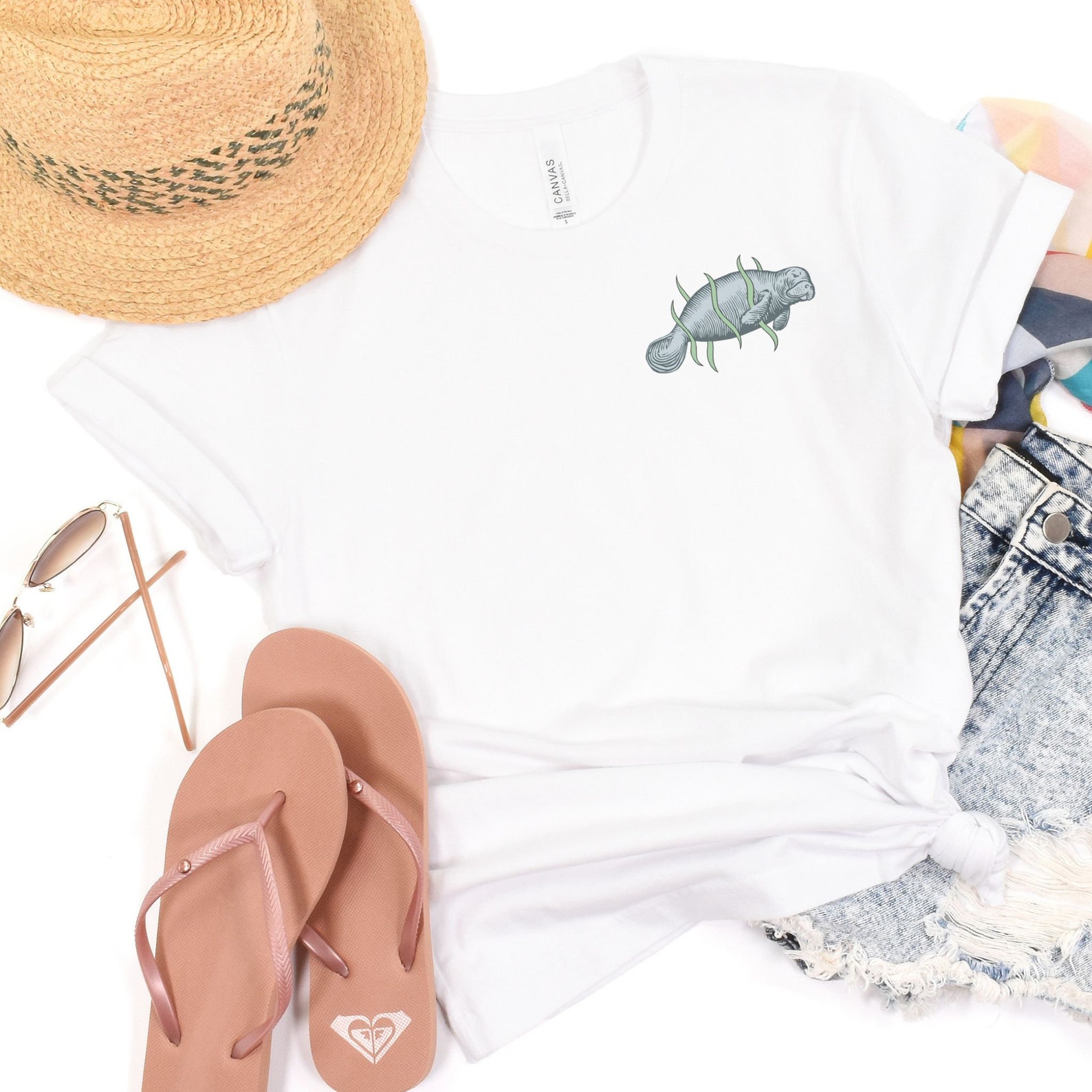 Manatee Shirt, Respect the Locals Shirt, Manatee Gifts, Florida Manatee ...