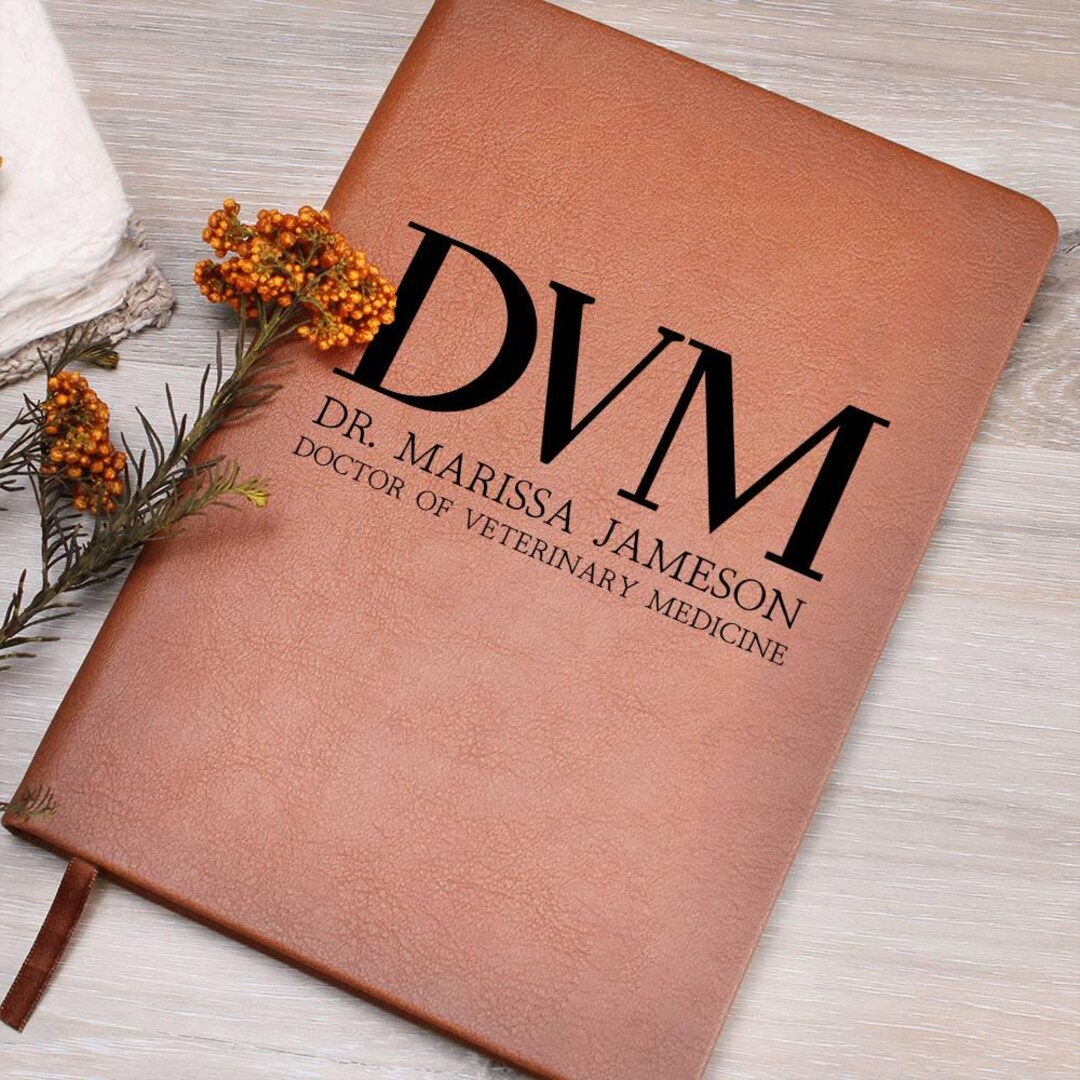 Veterinarian School Graduation Journal Gift for New Vet Graduate DVM ...