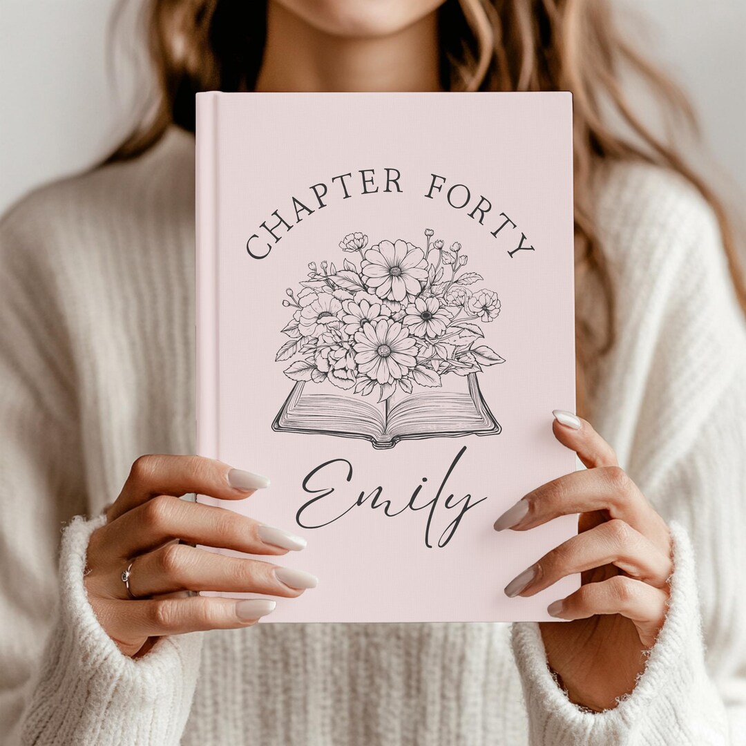 Chapter Forty Custom Journal Fortieth Birthday Gifts Personalized 40th ...