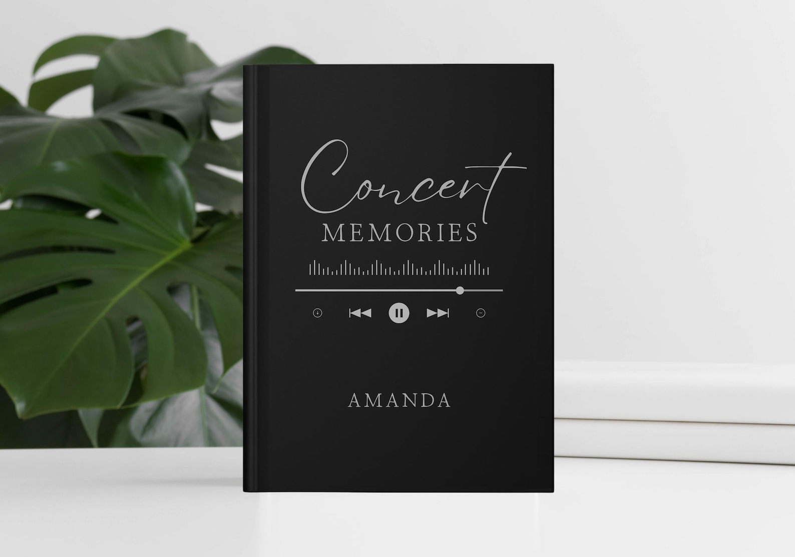 Concert Memories Journal Gift Personalized Music Notebook Custom ...