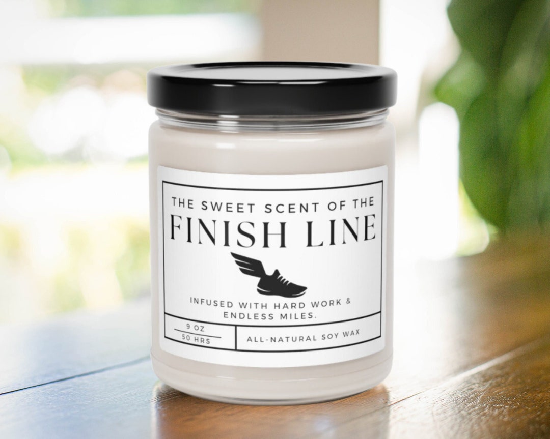 Runner Candle Gift for Race Marathon Congratulations Cross-country ...