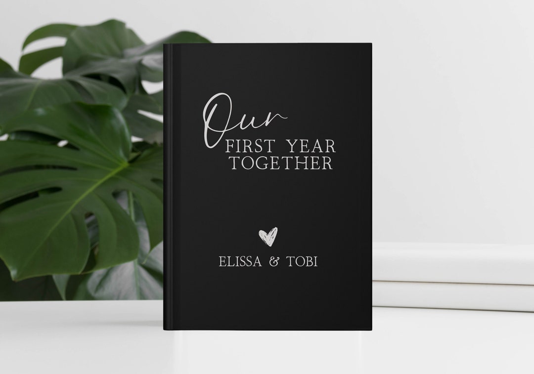 Our First Year Together Book Personalized Paper Anniversary Gift for ...