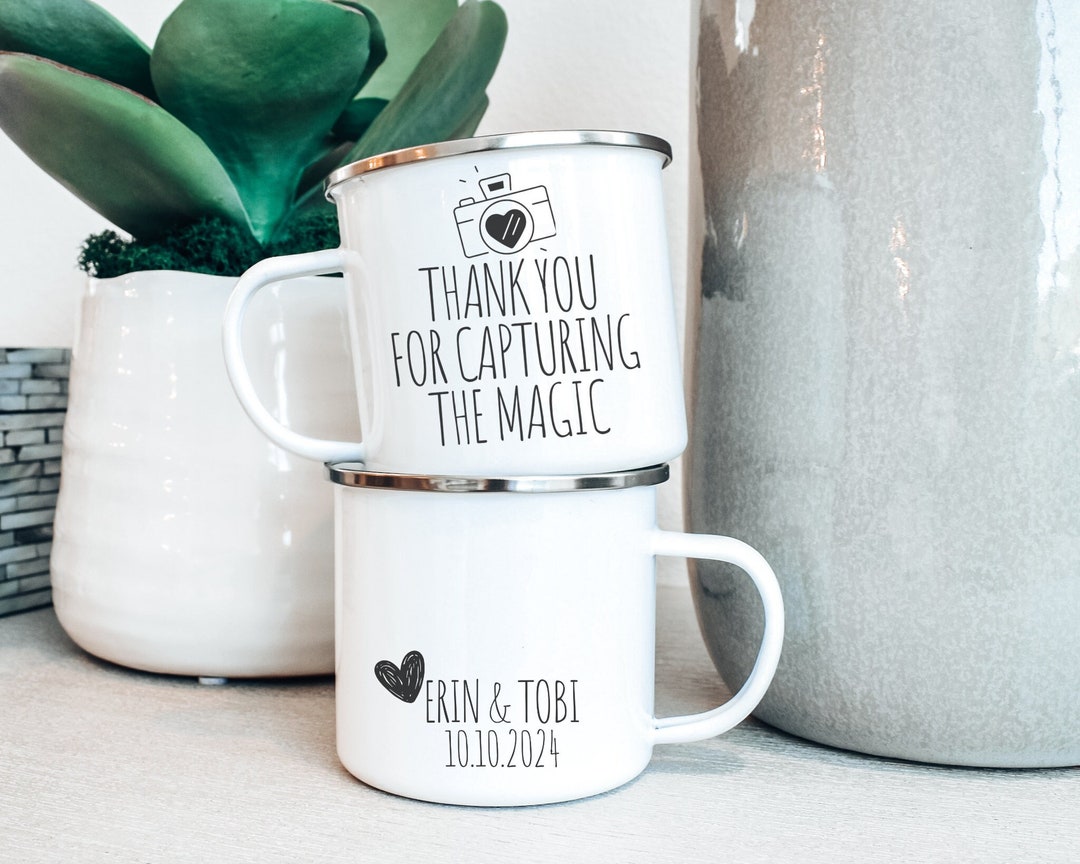 Personalized Wedding Photographer Thank You Mug Gift for Photographer ...