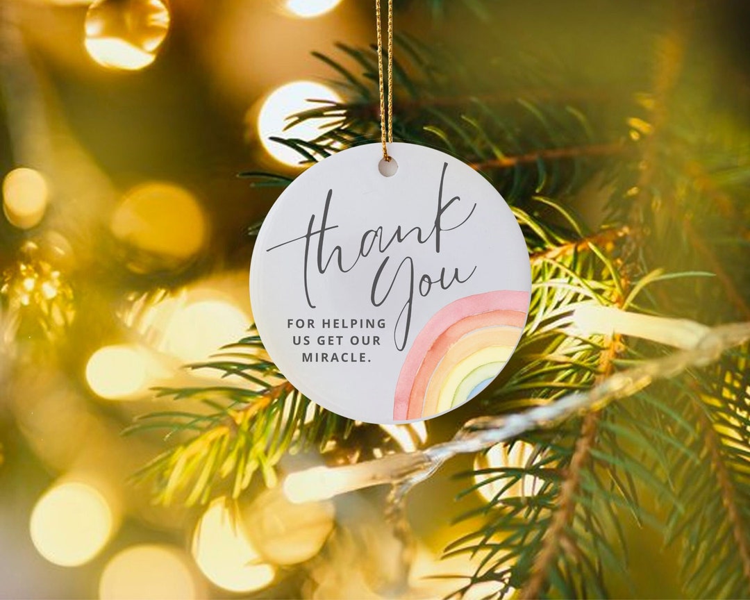 Fertility Doctor Thank You Ornament OBGYN Thank You Gift for Christmas ...