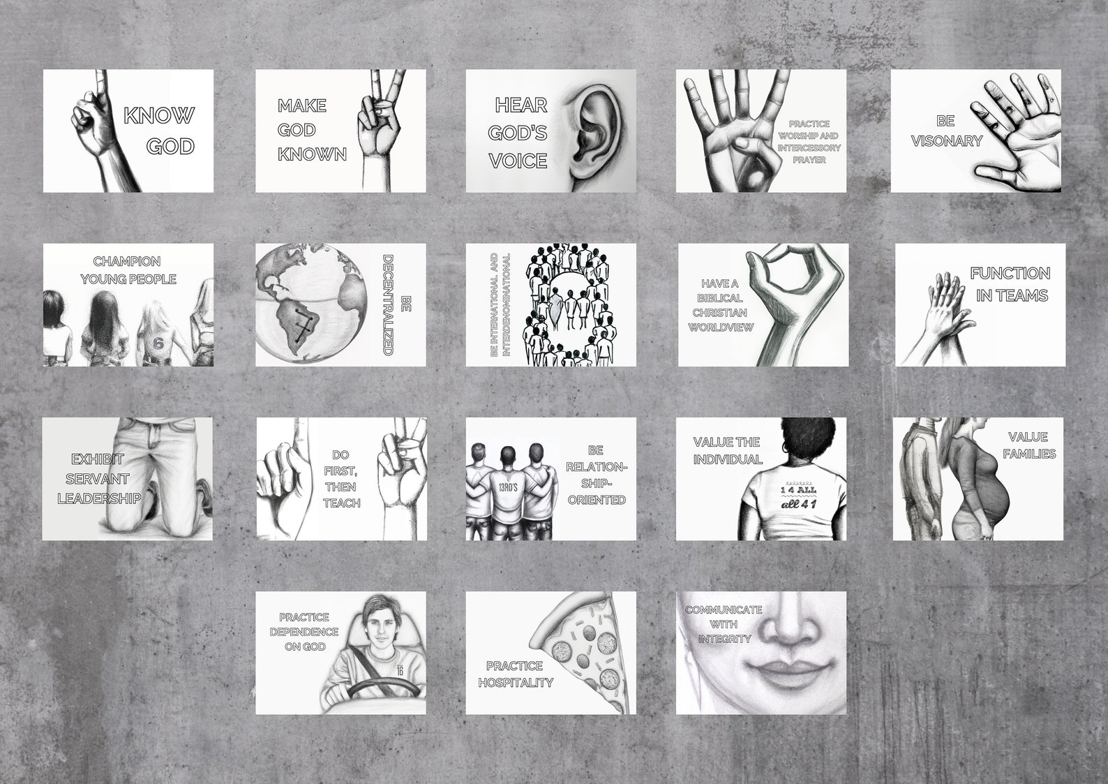 YWAM Foundational Values Printable Poster - Etsy