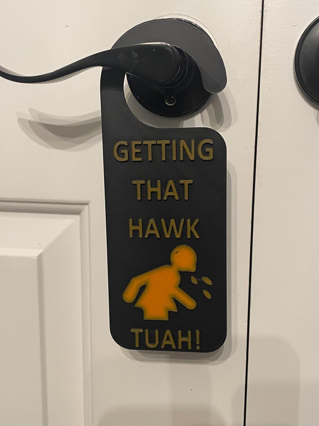 Hawk Tuah Door Sign Do Not Disturb Hawk Tuah Door Knob Hanger - Etsy