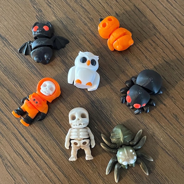 Mini 3d Printed Halloween - Etsy