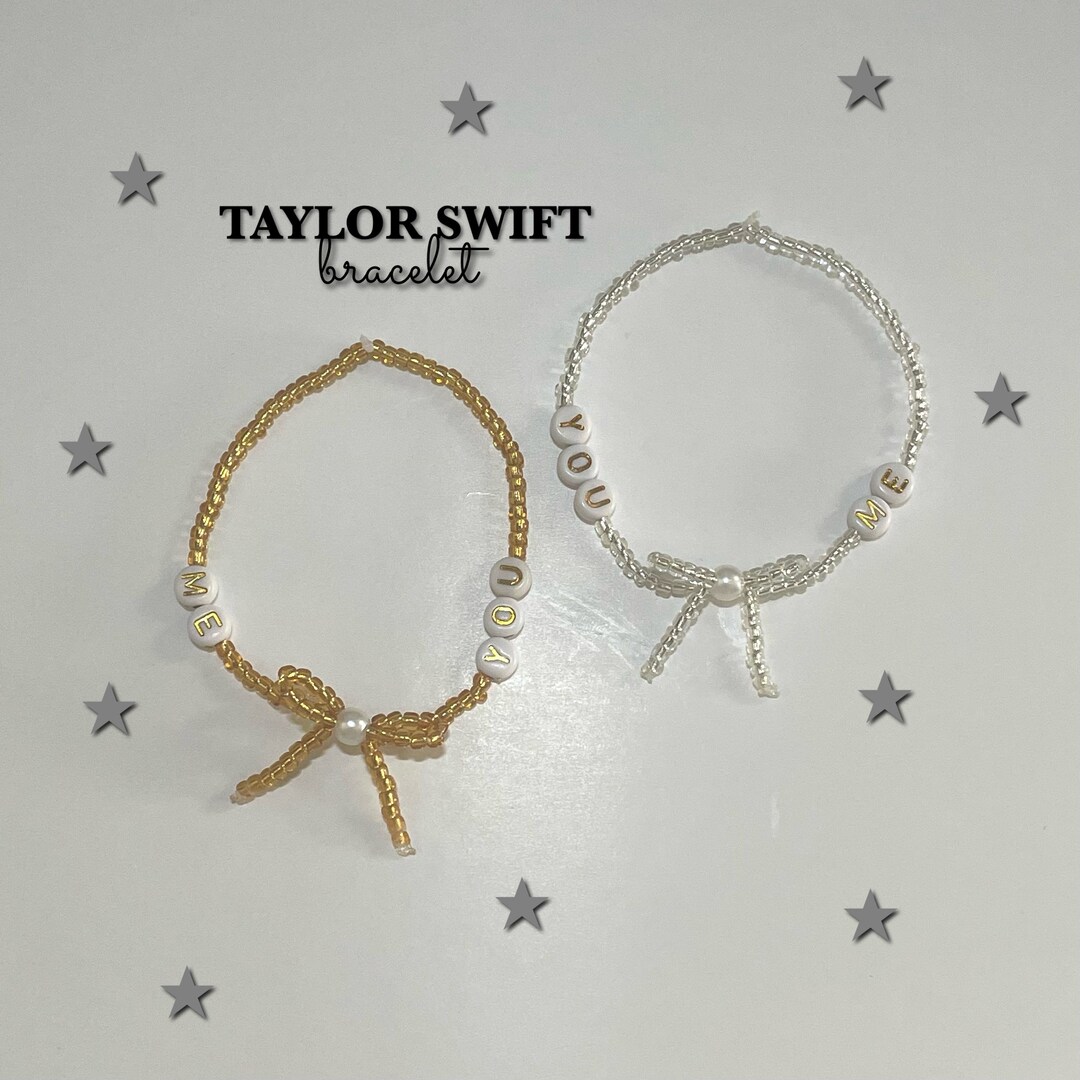 Invisible String Bow Bracelets Friendship Bracelets Taylor Swift - Etsy