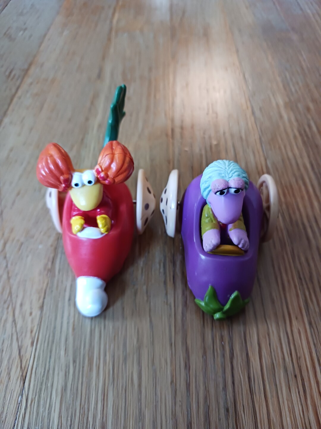 Fraggle Rock Eggplant Car and Radish Car. - Etsy