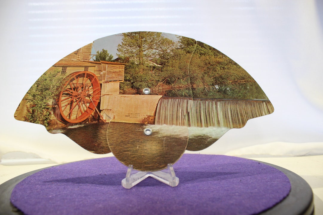 Vintage Funeral Fold Out Fan From Lanterman Funeral Home in ...