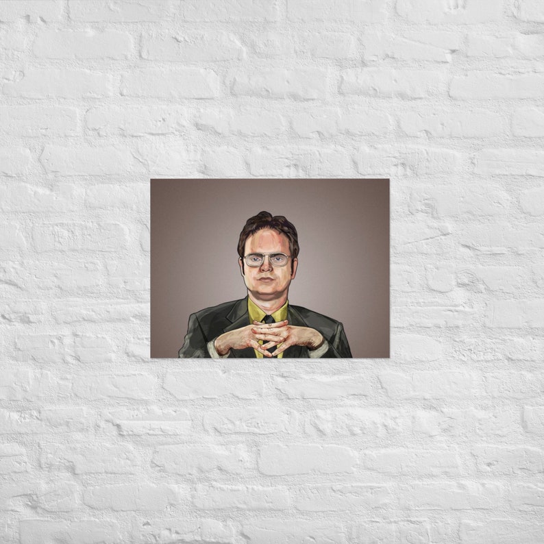 Dwight Schrute Poster, Dwight Schrute | the Office Wall Art | the ...