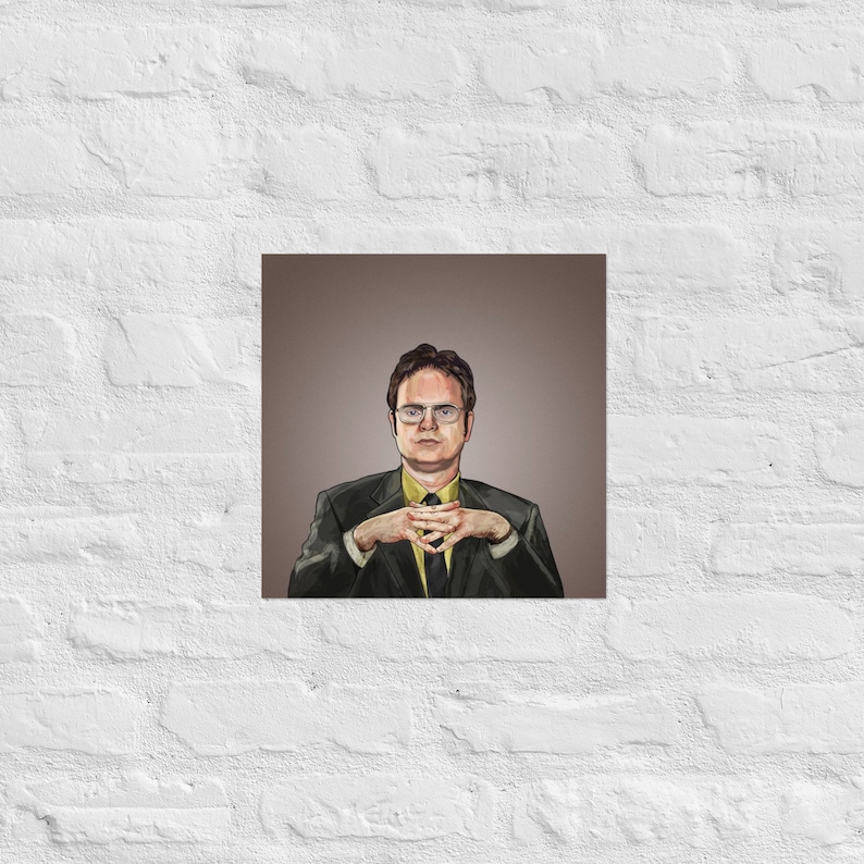 Dwight Schrute Poster, Dwight Schrute | the Office Wall Art | the ...