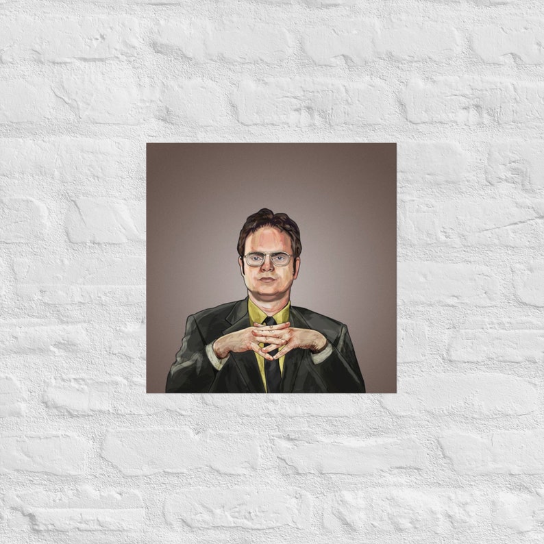 Dwight Schrute Poster, Dwight Schrute | the Office Wall Art | the ...