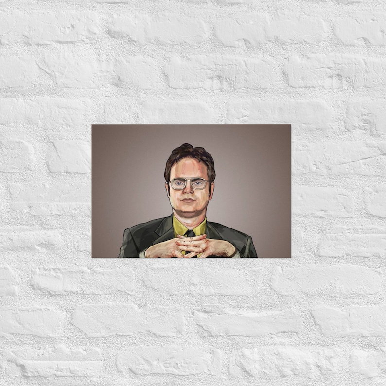 Dwight Schrute Poster, Dwight Schrute | the Office Wall Art | the ...
