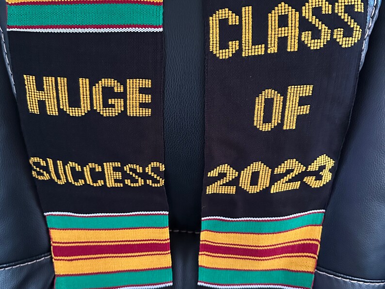 Custom Graduation Kente Stole From GHANA - Etsy