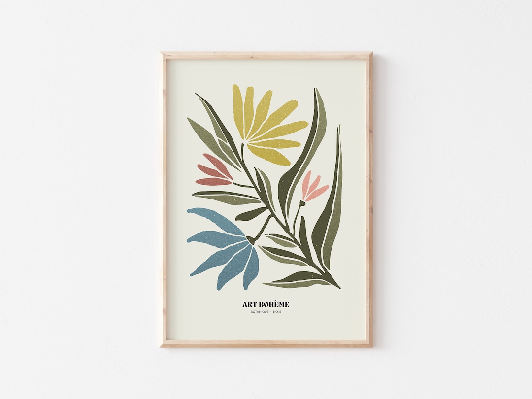 Art Boheme Retro Art Printable Earth Tone Wall Art Retro - Etsy