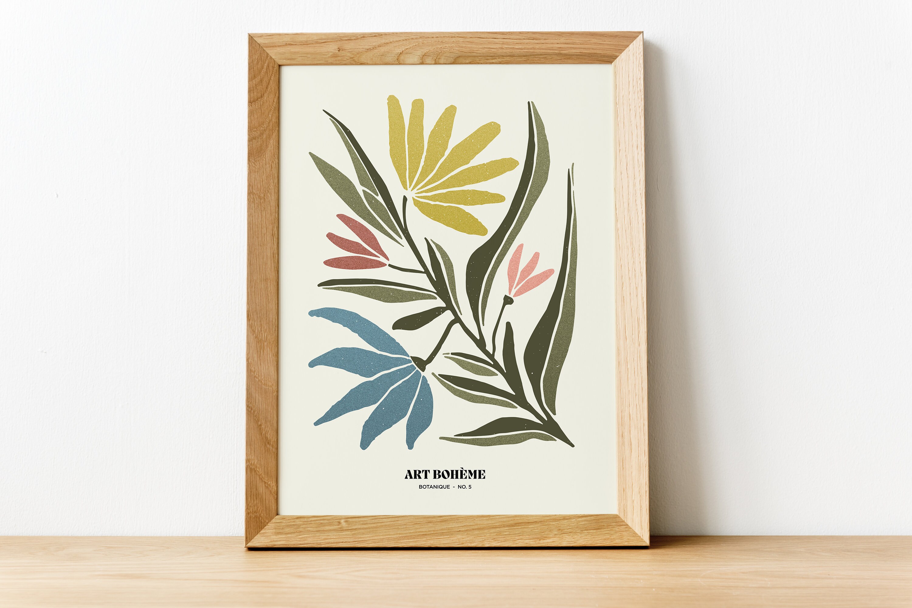 Art Boheme Retro Art Printable Earth Tone Wall Art Retro - Etsy