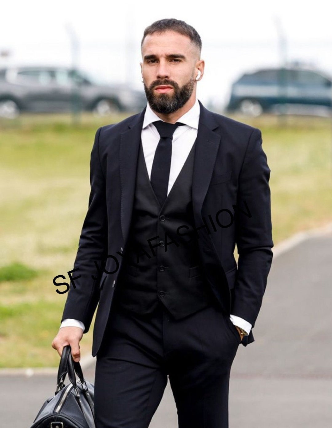 Suits for Men, Black Suits, Black Three Piece Wedding Suit, Formal ...