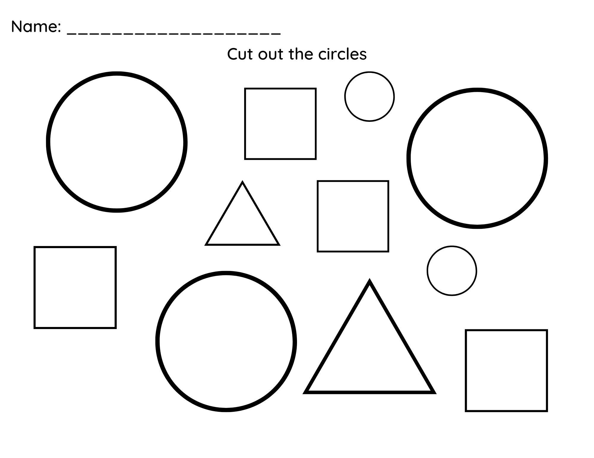Cutting Practice Worksheets | PDF Digital Download - Etsy