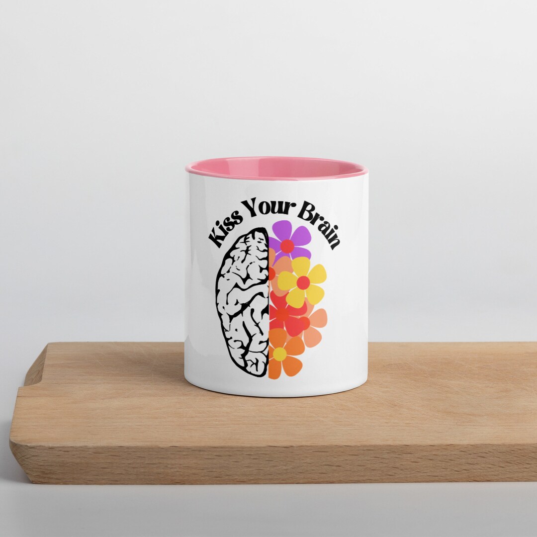 Kiss Your Brain Teacher Mug | Teacher Coffee Cup | Teacher Gifts - Etsy