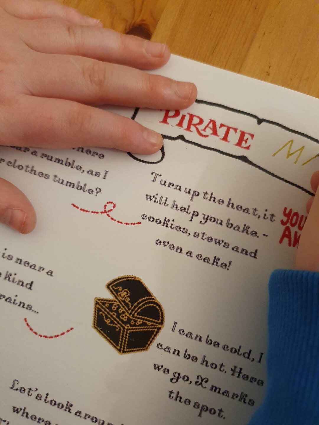 Kid's Pirate Treasure Hunt Map PDF, Downloadable Item - Etsy