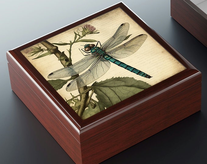 Vintage Dragonfly Box - Etsy